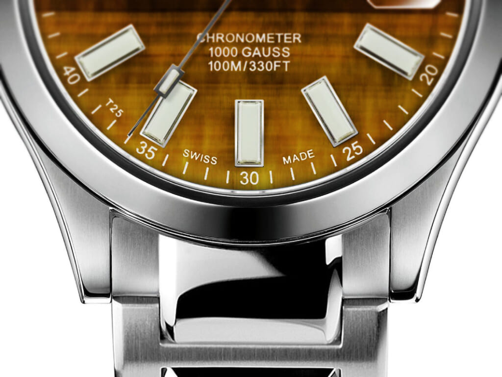 天然の“タイガーアイ”文字盤が美しい【クロノメーター仕様“耐磁 × 耐衝撃”ウオッチ】スイス時計“ボール ウォッチ”限定モデル - Watch ...